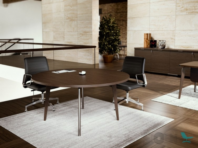 Alea - Blade X - Conference Table - Round - Sioen Furniture