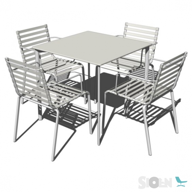 Magis - Striped Tavolo Table - Square - Sioen Furniture